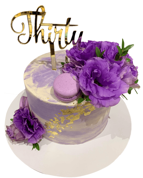 Purple and Gold Watercolour Speciality Cake – Cake Creations by Kate™